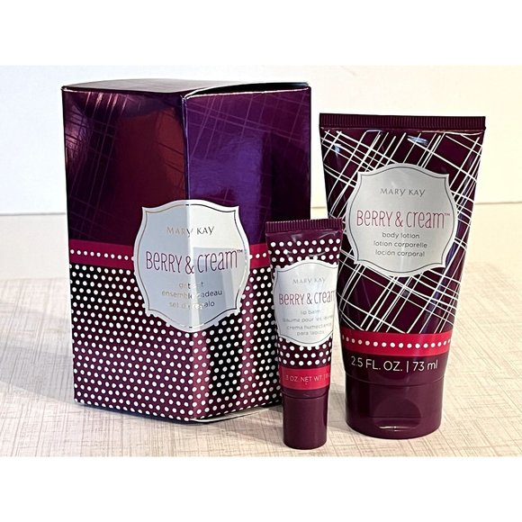 Mary Kay | Bath & Body | Mary Kay Berry Cream Body Lotion And Lip Balm ...